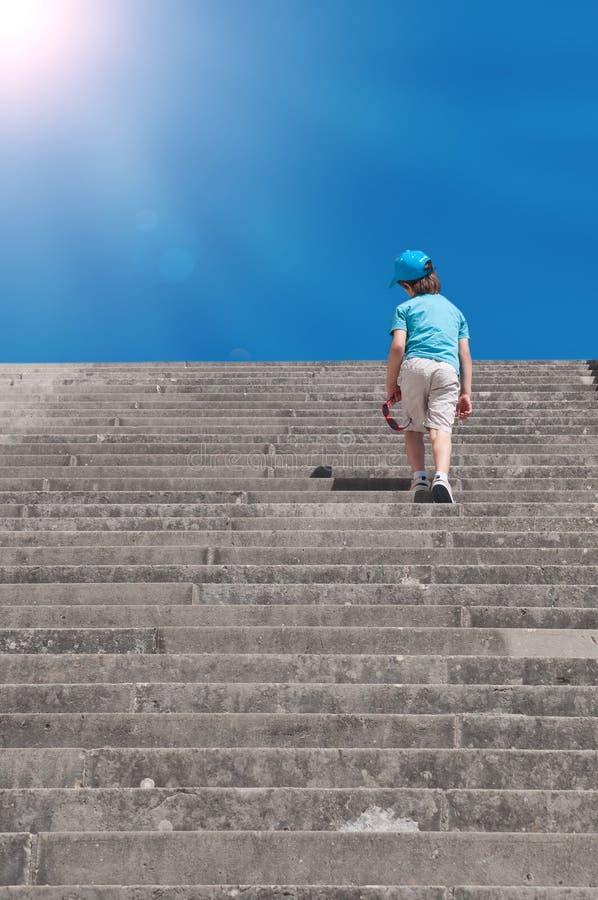 Climbing the Stairs stock photo. Image of exercise, running - 718356
