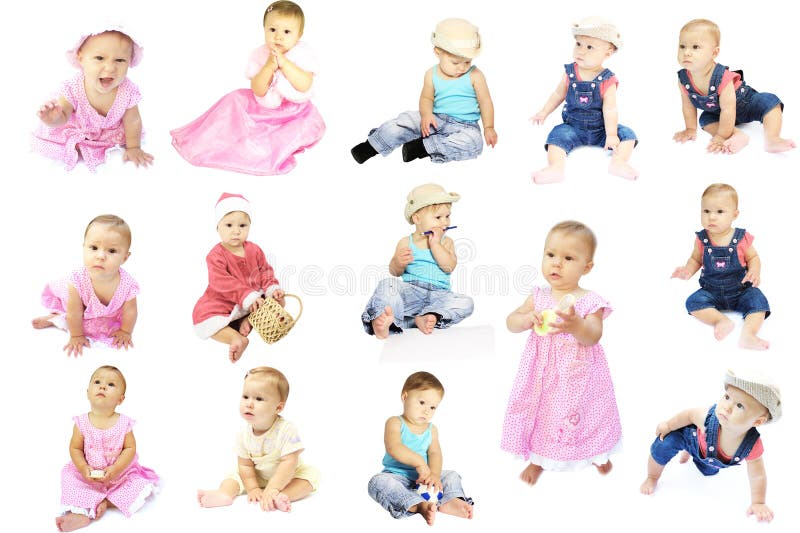 Child Collection of Children Stock Image - Image of preschool, cute ...