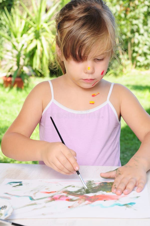Child Color stock photo. Image of drawing, hand, exercise - 16099510