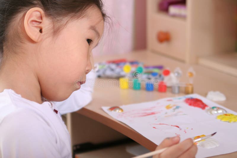 Child Coloring Picture. Image: 6488799