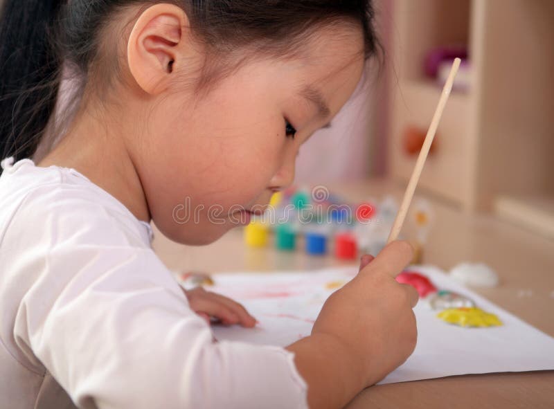 Child Coloring Picture. Image: 6488802