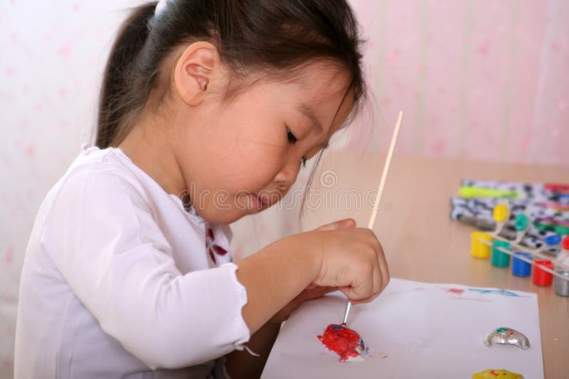 Child Coloring Picture. Image: 6488812