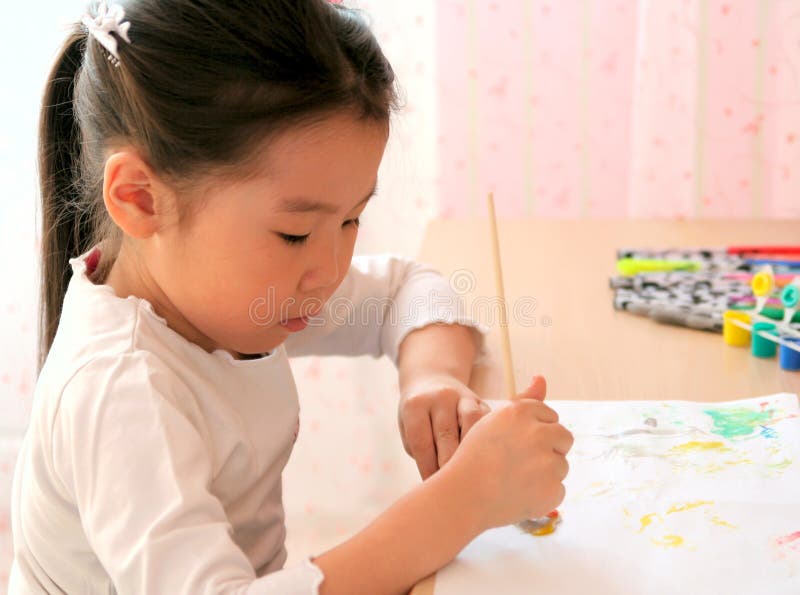 Child Coloring Picture. Image: 6488817