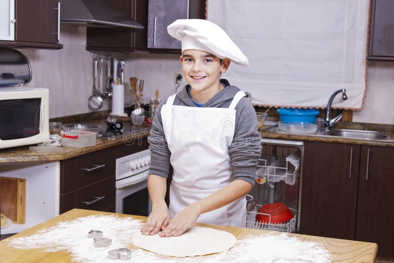 Child cooking stock photo. Image of kitchen, beautiful - 66529036