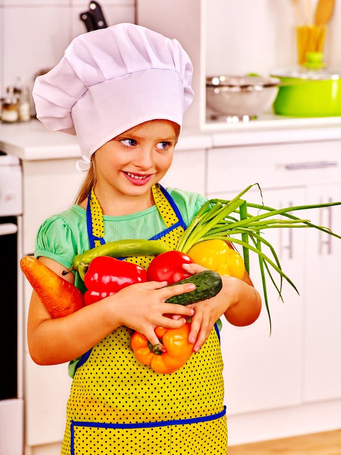 Child cooking at kitchen. stock image. Image of labor - 36717029