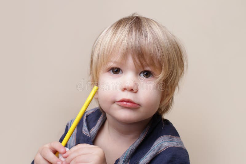 Child with Crayon, Arts stock photo. Image of creativity - 38500118
