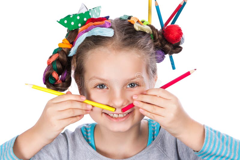 Child and Creativity, Development Stock Photo - Image of beautiful ...