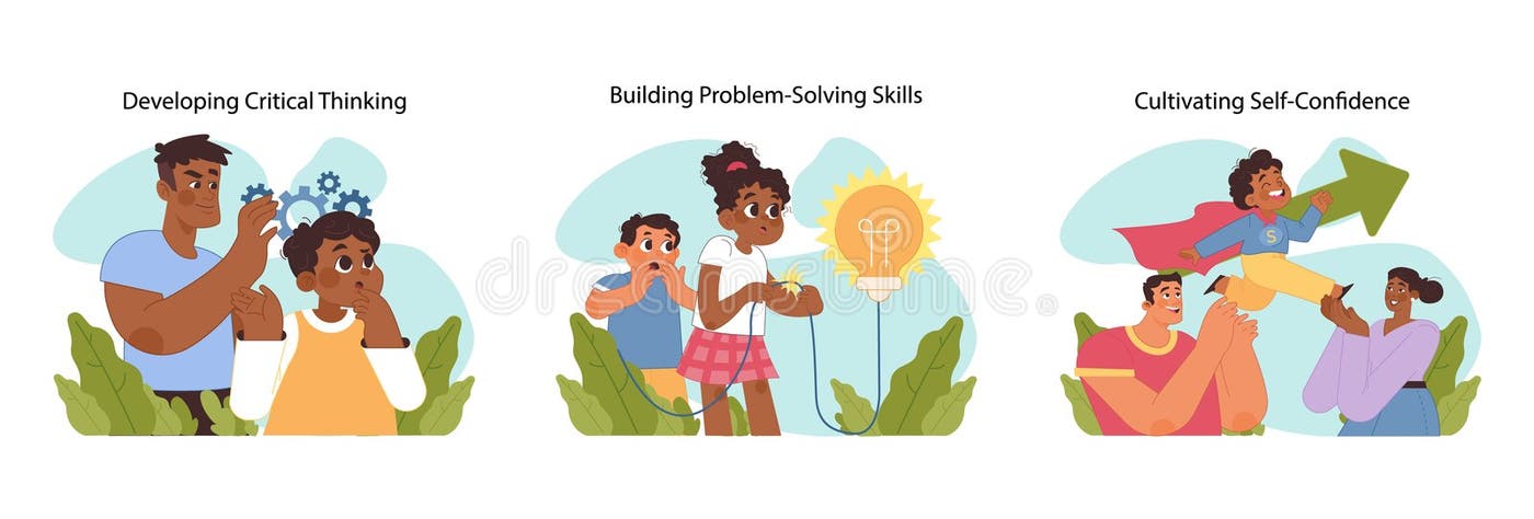 Child Cognitive Development Stock Illustrations – 702 Child Cognitive ...