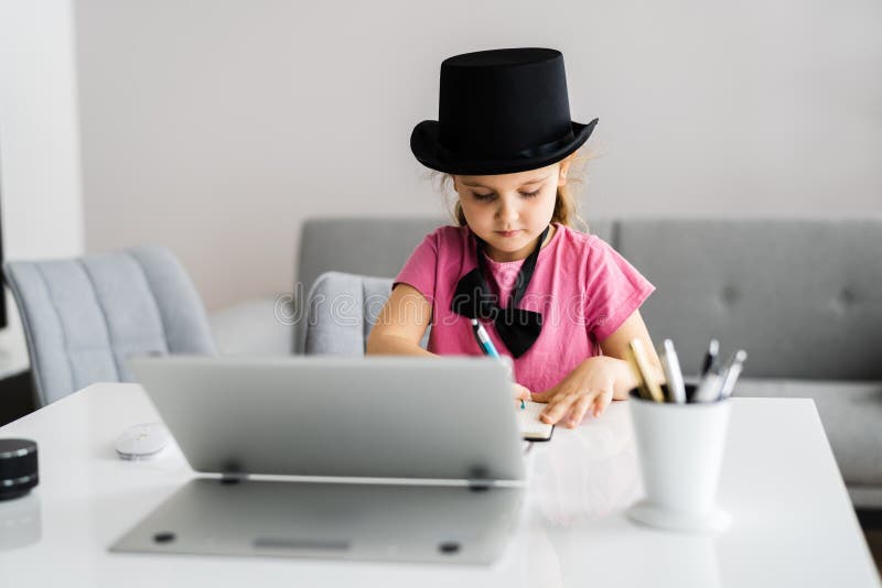 Child with Digital Tablet Drawing Stock Photo - Image of screen, tech ...