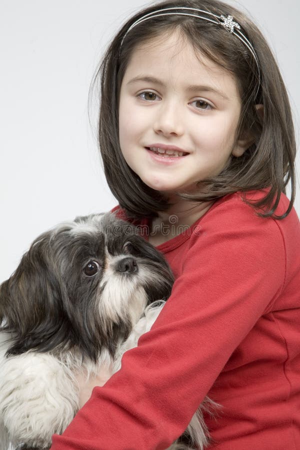 Boy and dog by summer stock photo. Image of friendship - 4708770