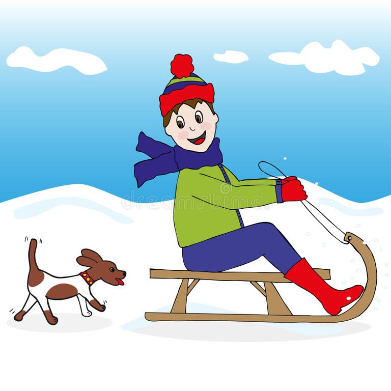 Kids Playing Snow Stock Illustrations – 4,254 Kids Playing Snow Stock ...