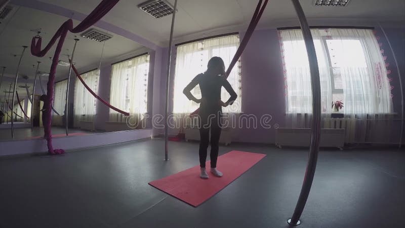 Child Doing Warm-up Neck Exercises in Dance Class Stock Video - Video ...