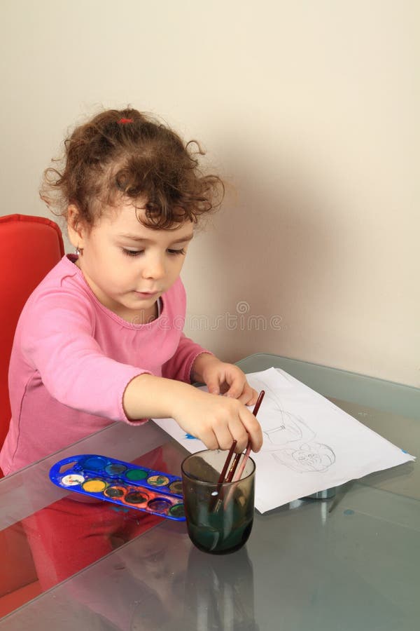 Child drawing stock photo. Image of enjoying, coloring - 23278016