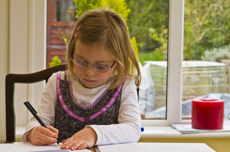 Child Drawing stock image. Image of good, clever, children - 4341693