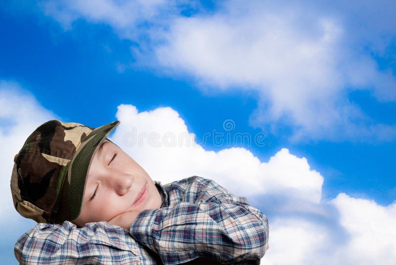 Child that dream stock photo. Image of imagination, childhood - 21981868