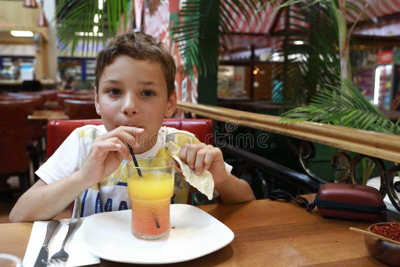 Child drinking lemonade stock photo. Image of healthy - 189904072