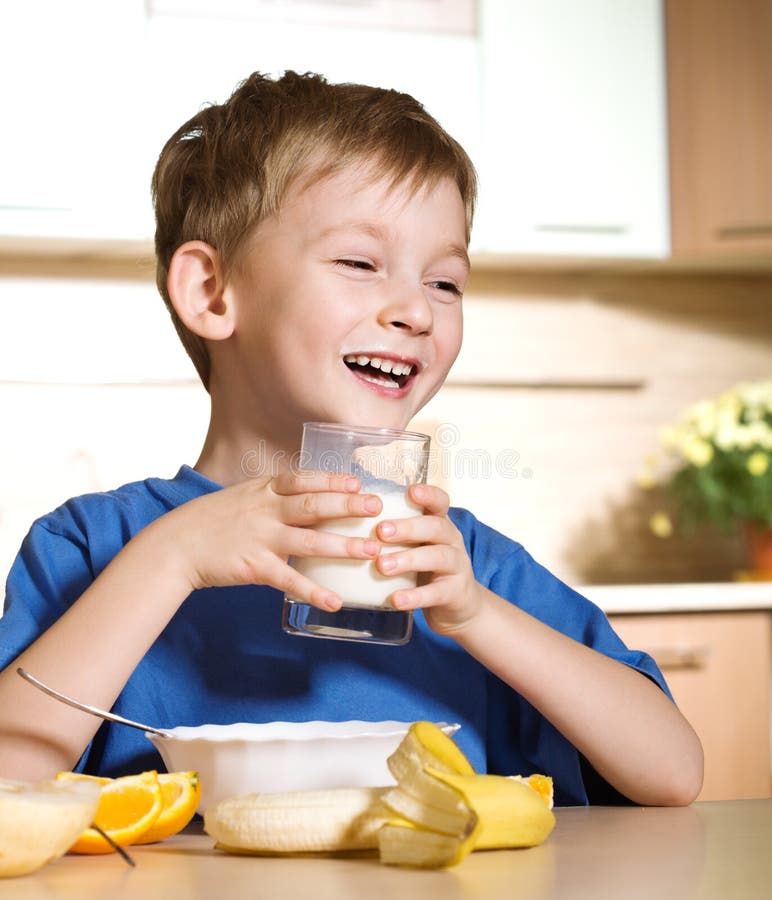 Child drinking milk stock image. Image of light, person - 12188191