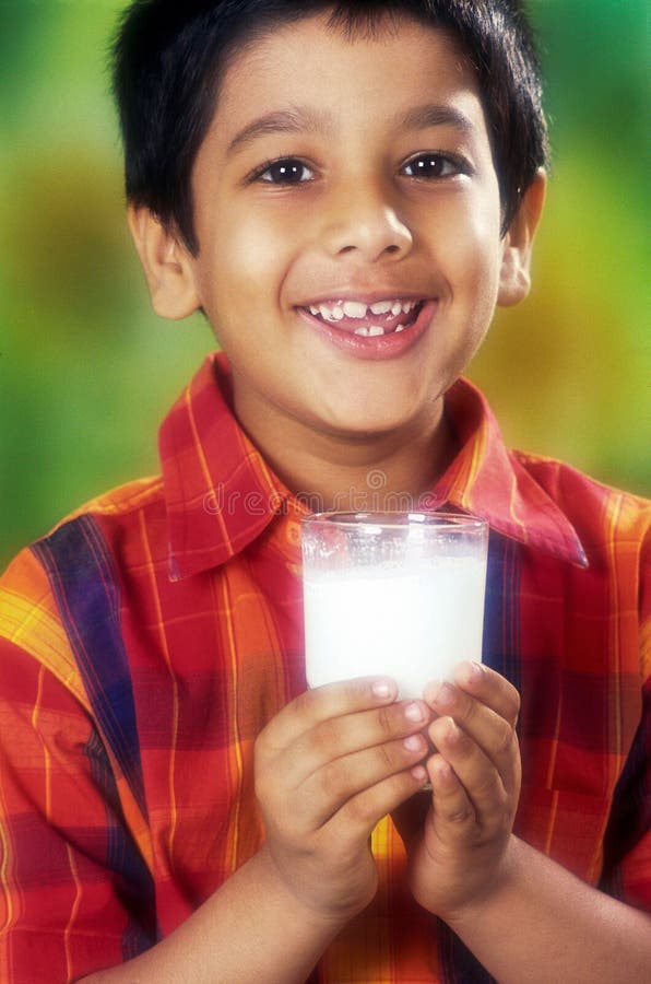 Child Drinking Milk India MR#152 Editorial Photography - Image of ...