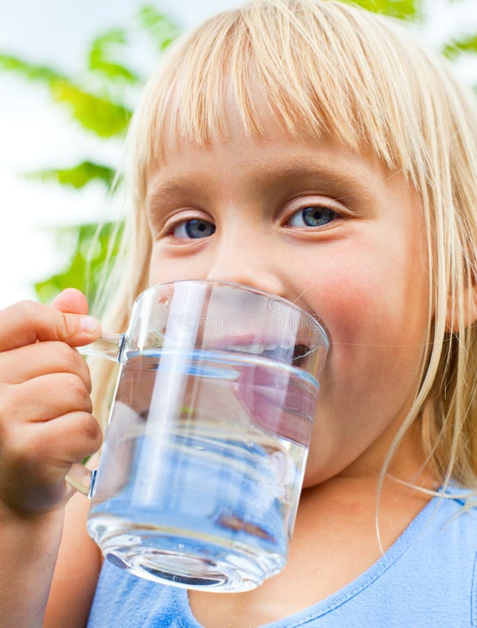 Child Drinking Water Stock Photo - Image: 33500470
