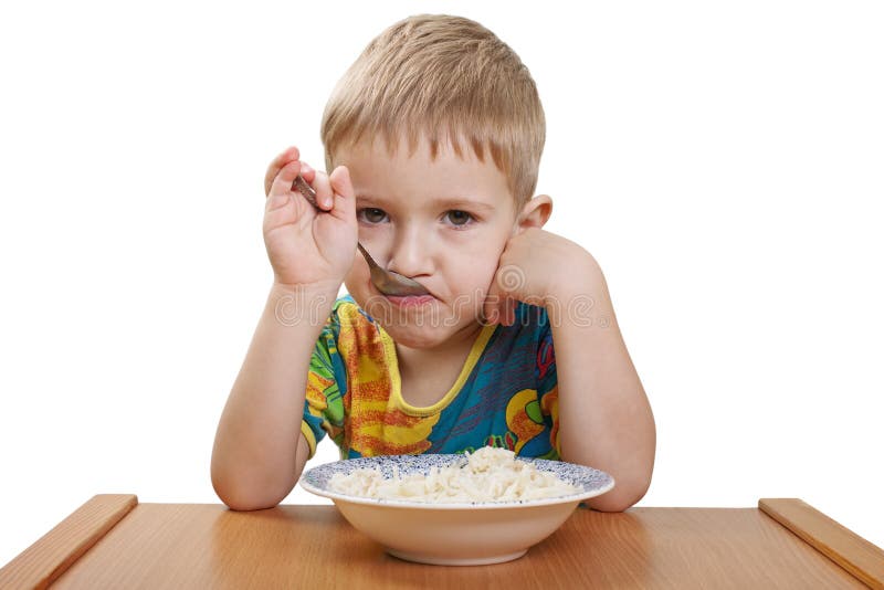 Child eating stock image. Image of cheerful, affectionate - 11990899