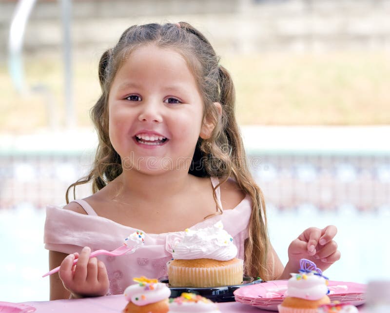 Child Eating Cake stock image. Image of marilyngould - 19344247