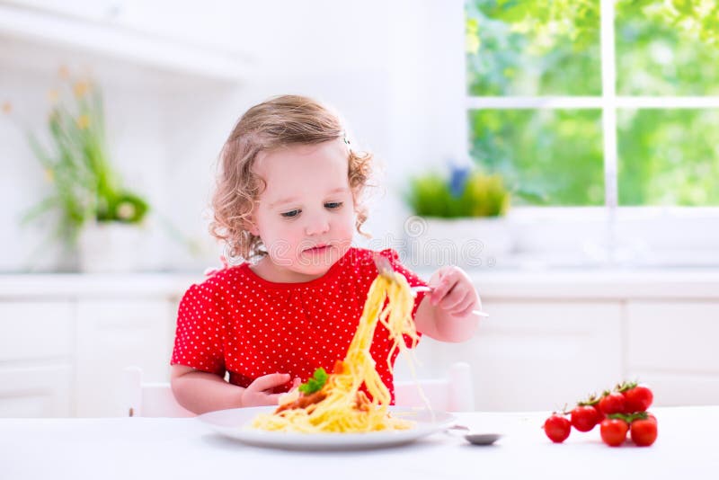 317 Happy Kids Eating Pasta Stock Photos - Free & Royalty-Free Stock ...