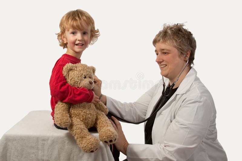 Child examination stock image. Image of white, nurse - 11378719