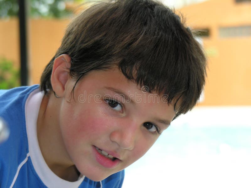 Child face stock image. Image of hair, delighted, smile - 1027261