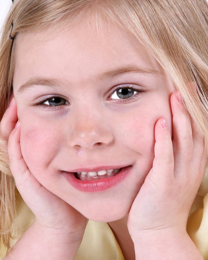 Child face stock image. Image of child, youth, blonde - 4872855