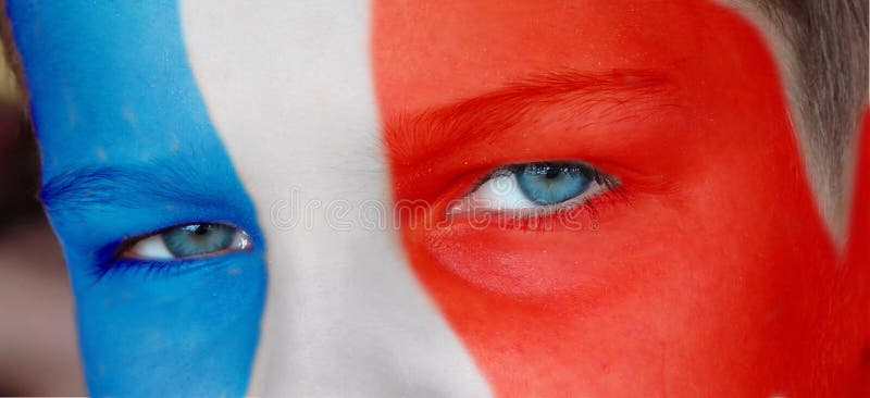 214 Face Paint French Flag Stock Photos - Free & Royalty-Free Stock ...