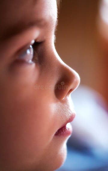 Child face profile stock photo. Image of thoughtful, pensive - 26657858