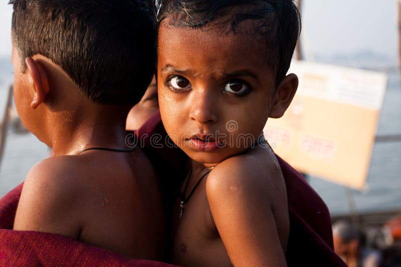 Destitute Child on Indian Road Editorial Stock Photo - Image of kids ...