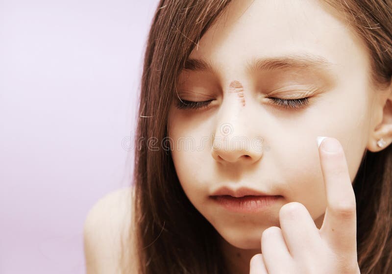 The child fell and bumped. stock photo. Image of people - 218166880