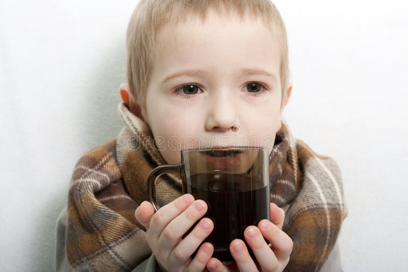 Child fever stock image. Image of childhood, little, illness - 13386707