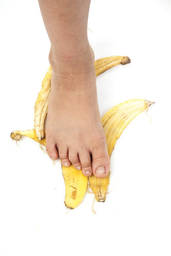 Child Foot Step Banana Shell Stock Photos - Free & Royalty-Free Stock ...