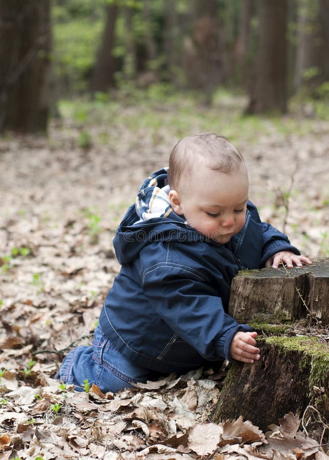 Child on forest road stock image. Image of lifestyle - 38930449