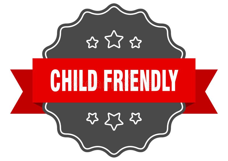 Child Friendly Label. Child Friendly Isolated Seal. Sticker. Sign Stock ...