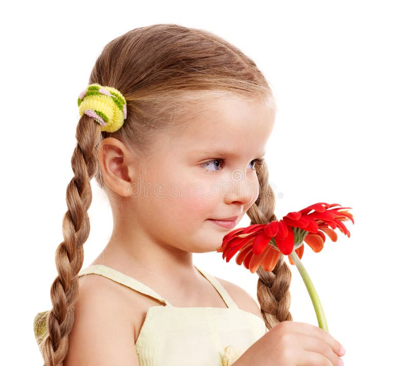 Child giving flower. stock photo. Image of flora, childhood - 18798510