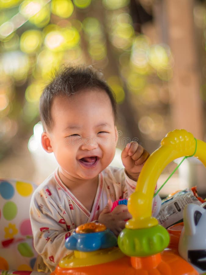 Child in a good mood stock image. Image of happy, outdoors - 120752981