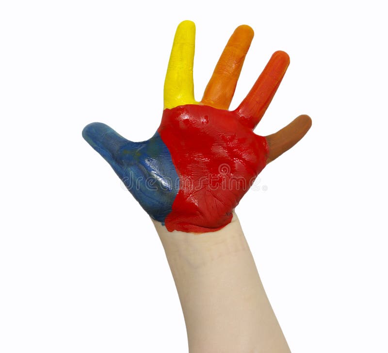 Child hand stock image. Image of vibrant, preschooler - 13650889