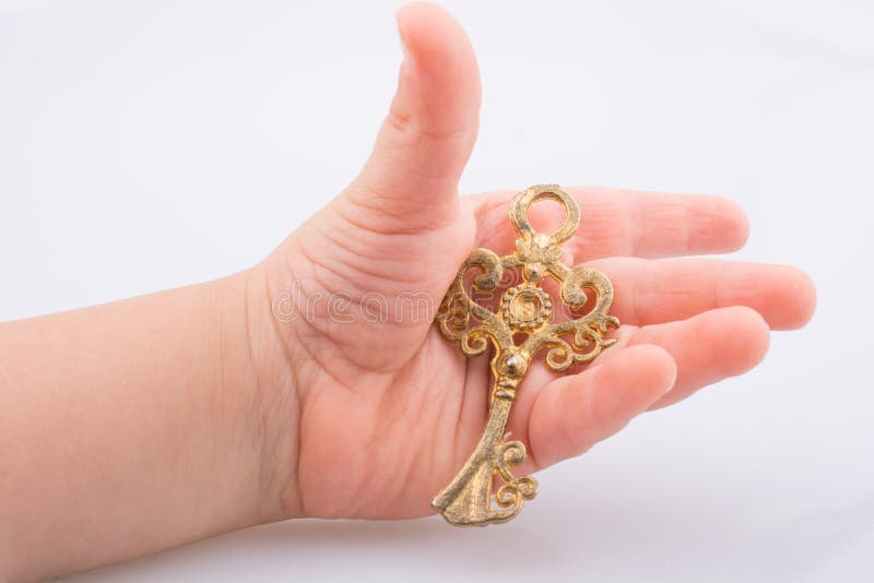 Child Hand Holding Retro Styled Key Stock Photos - Free & Royalty-Free ...