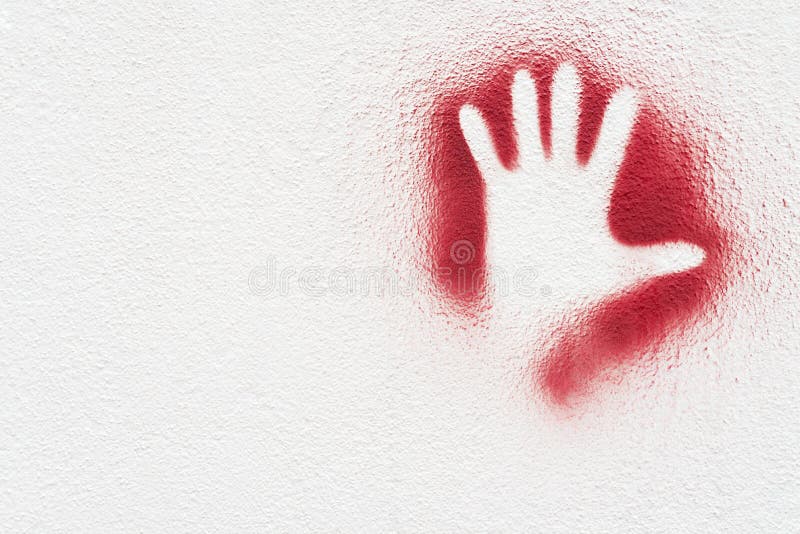 Child Hand print stock photo. Image of creative, painted - 101667254