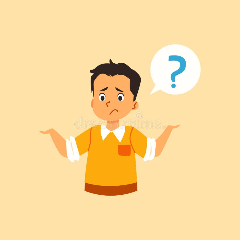 Child Asking Question Stock Illustrations – 467 Child Asking Question ...