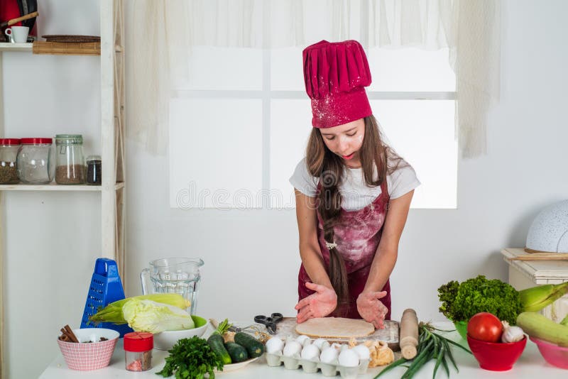 Child Having Fun while Cooking, Natural Product Stock Photo - Image of ...