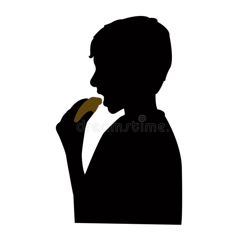 A Child Head Silhouette Vector Stock Vector - Illustration of head ...