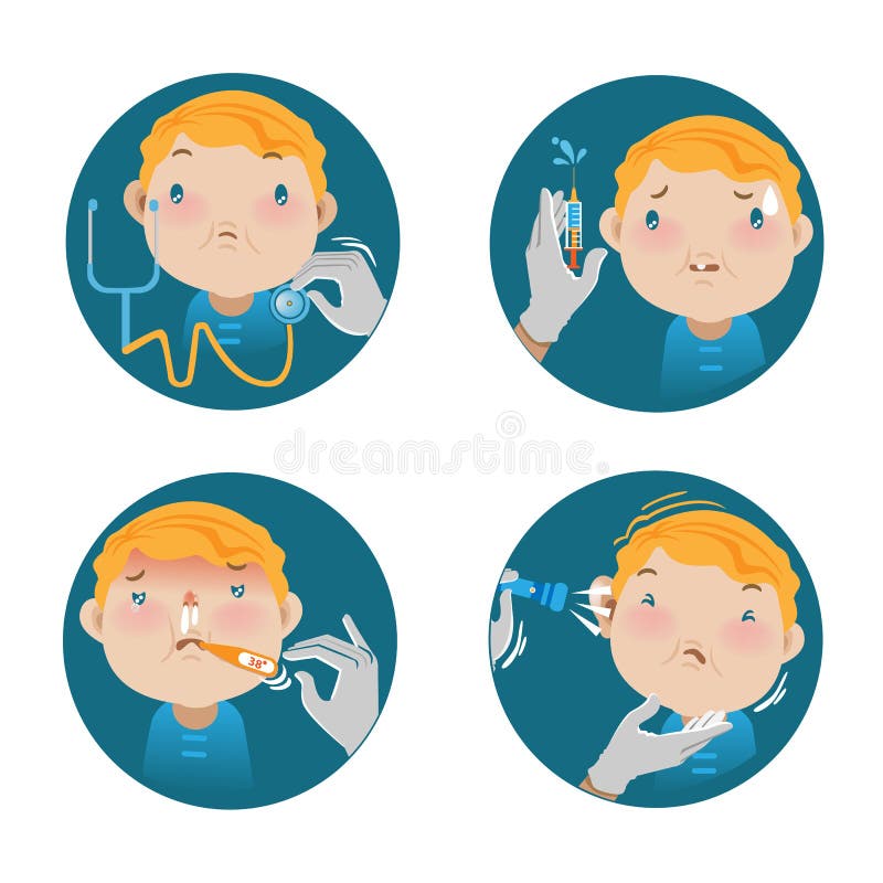 Child health check stock vector. Illustration of assistant - 78184618