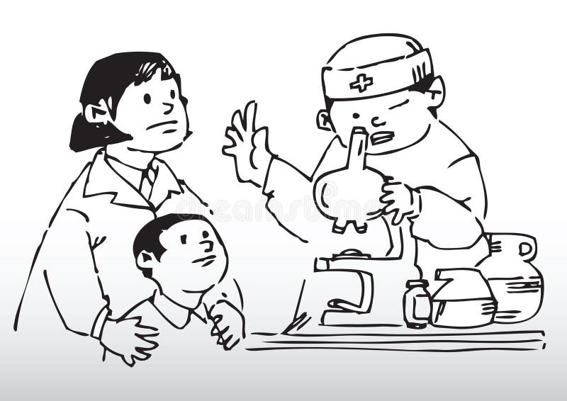 Child health checkup stock vector. Illustration of healthcare - 9019256