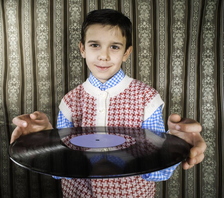 Child hold lp stock image. Image of cute, record, plastic - 38063799