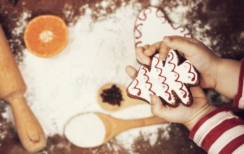 Rat Holding Gingerbread Star Cookie Stock Image - Image of concept ...