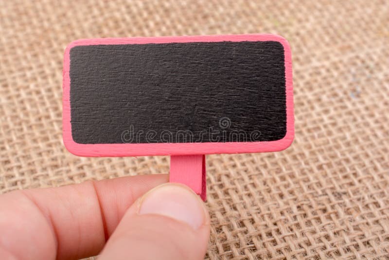 Child Holding a Notice Board in Hand Stock Photo - Image of note, sign ...